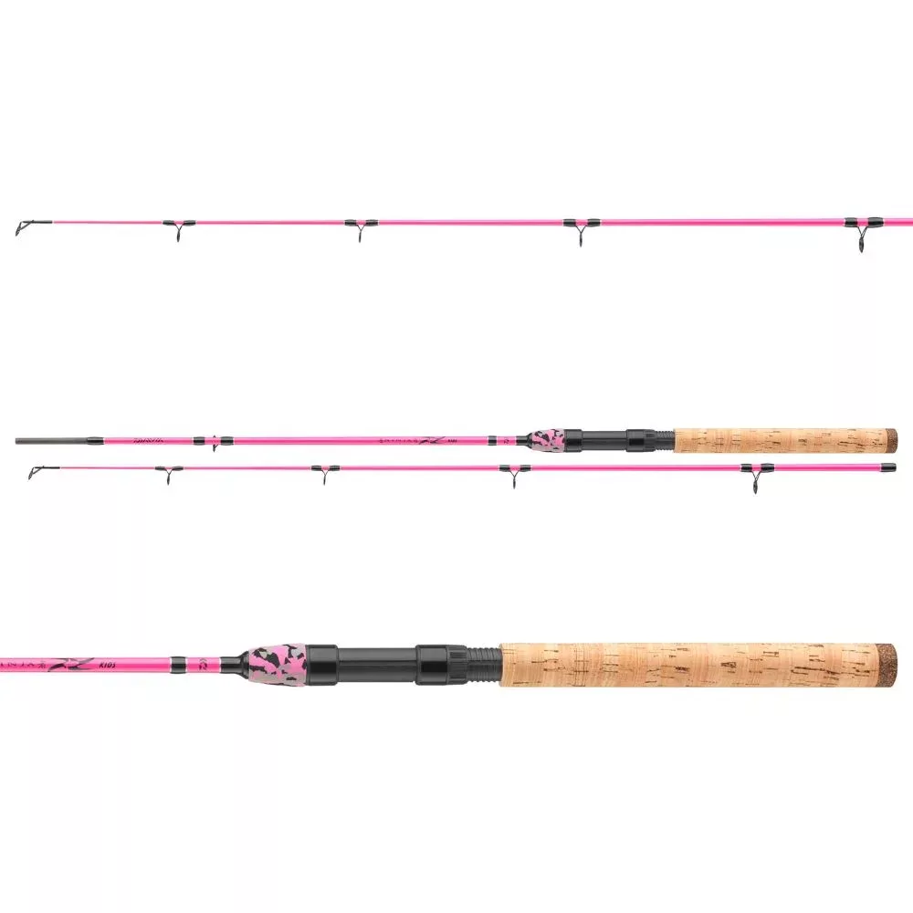 DAIWA NINJA X KIDS 1,6M 10-30GR PINK - Marlin Webáruház
